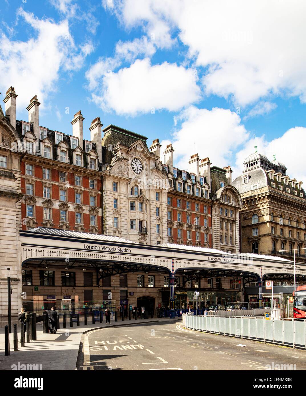 The Southern Railway building at London Victoria; designed by Charles ...