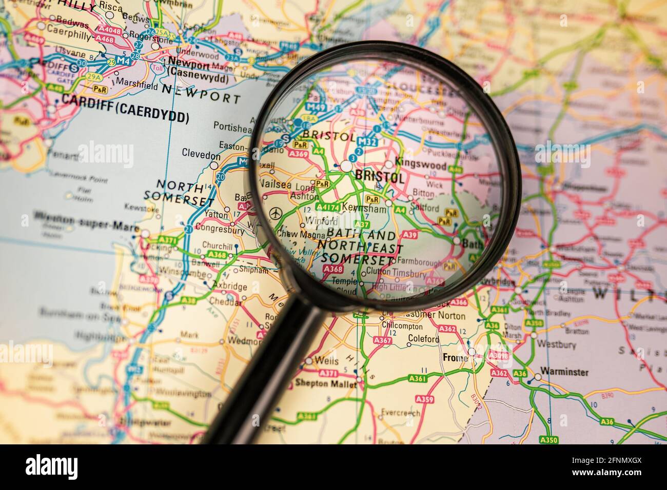 Bristol map hi-res stock photography and images - Alamy