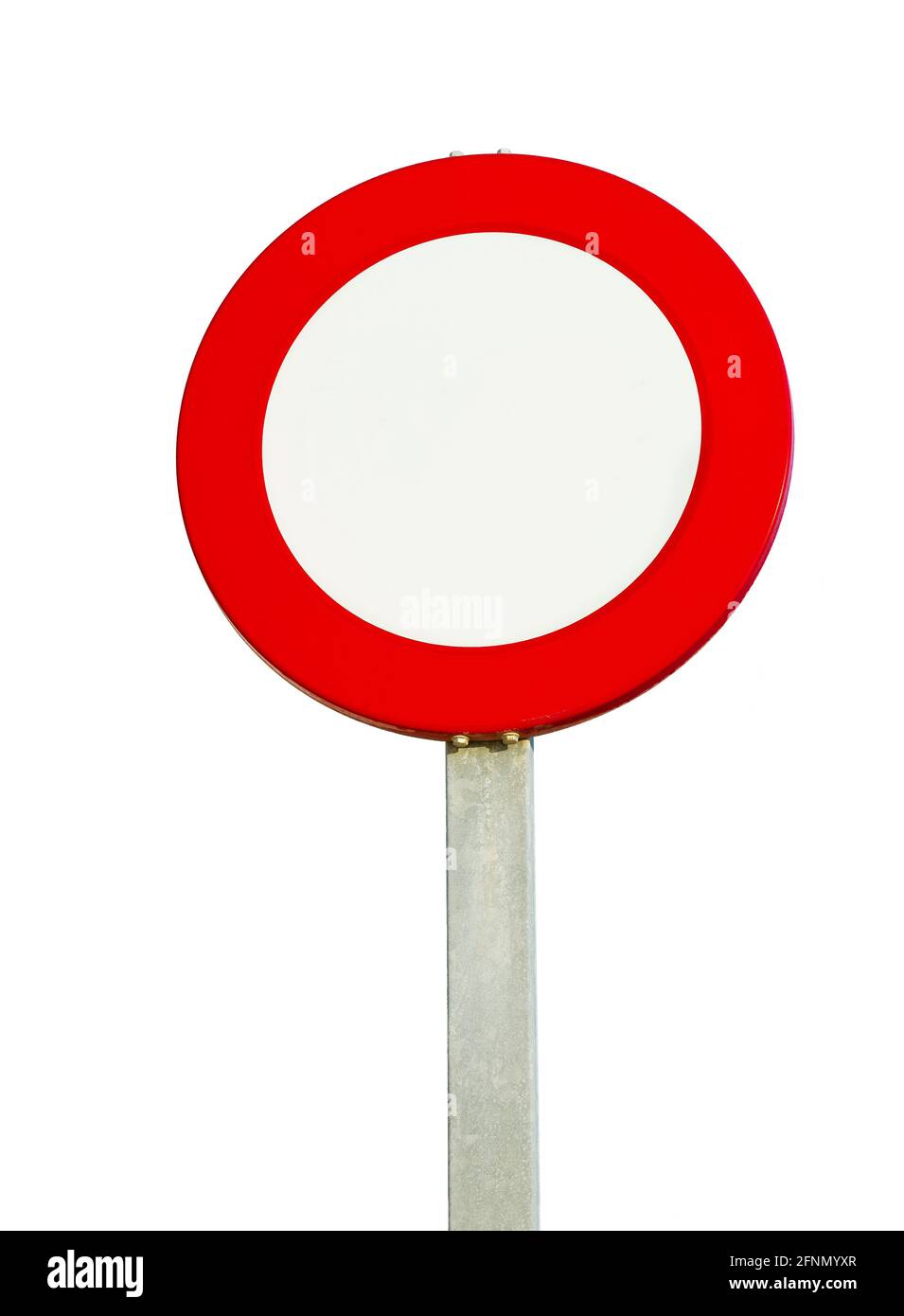 Blank speed limit sign hi-res stock photography and images - Alamy