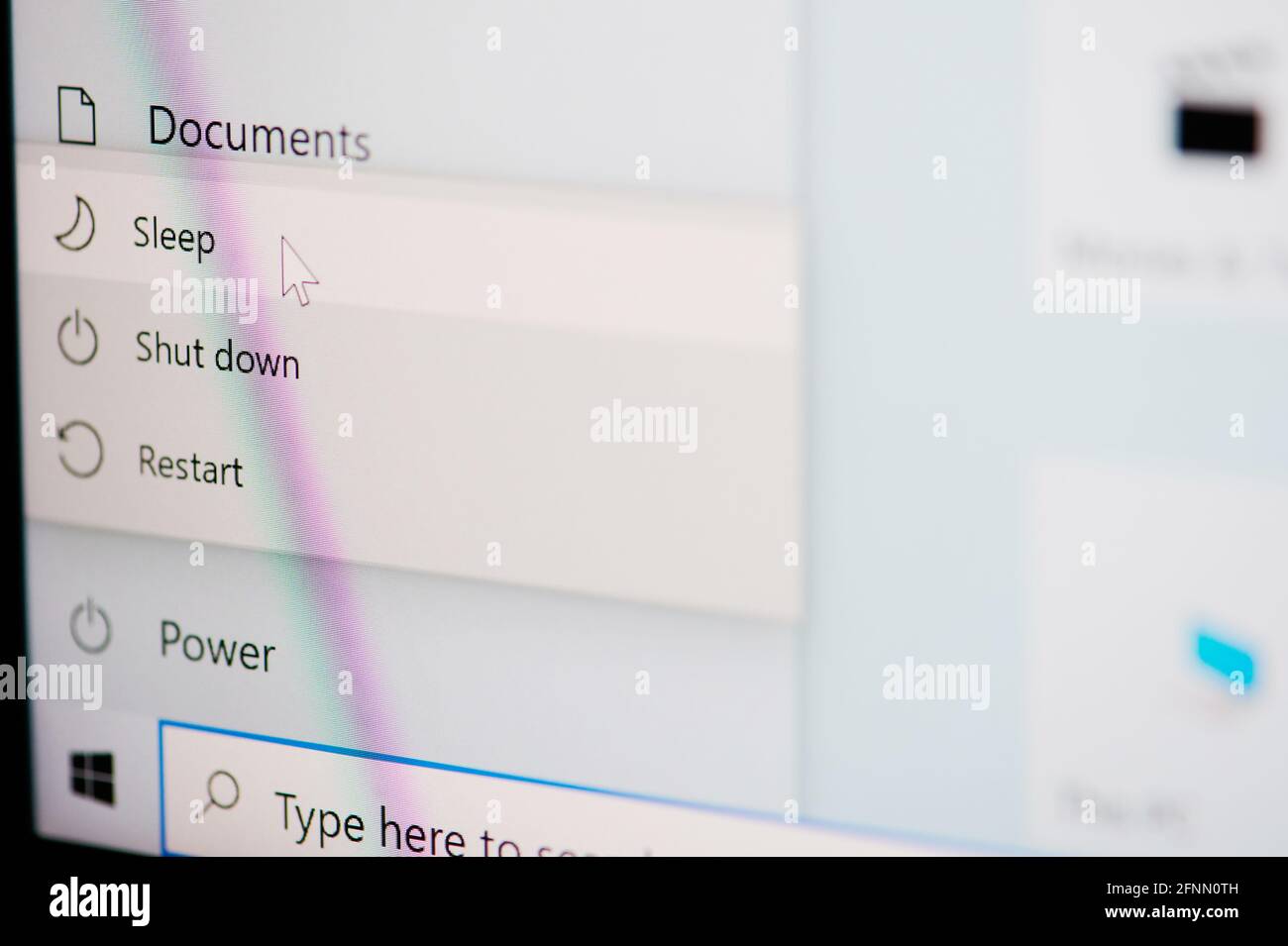 Microsoft windows 10 desktop background hi-res stock photography and ...