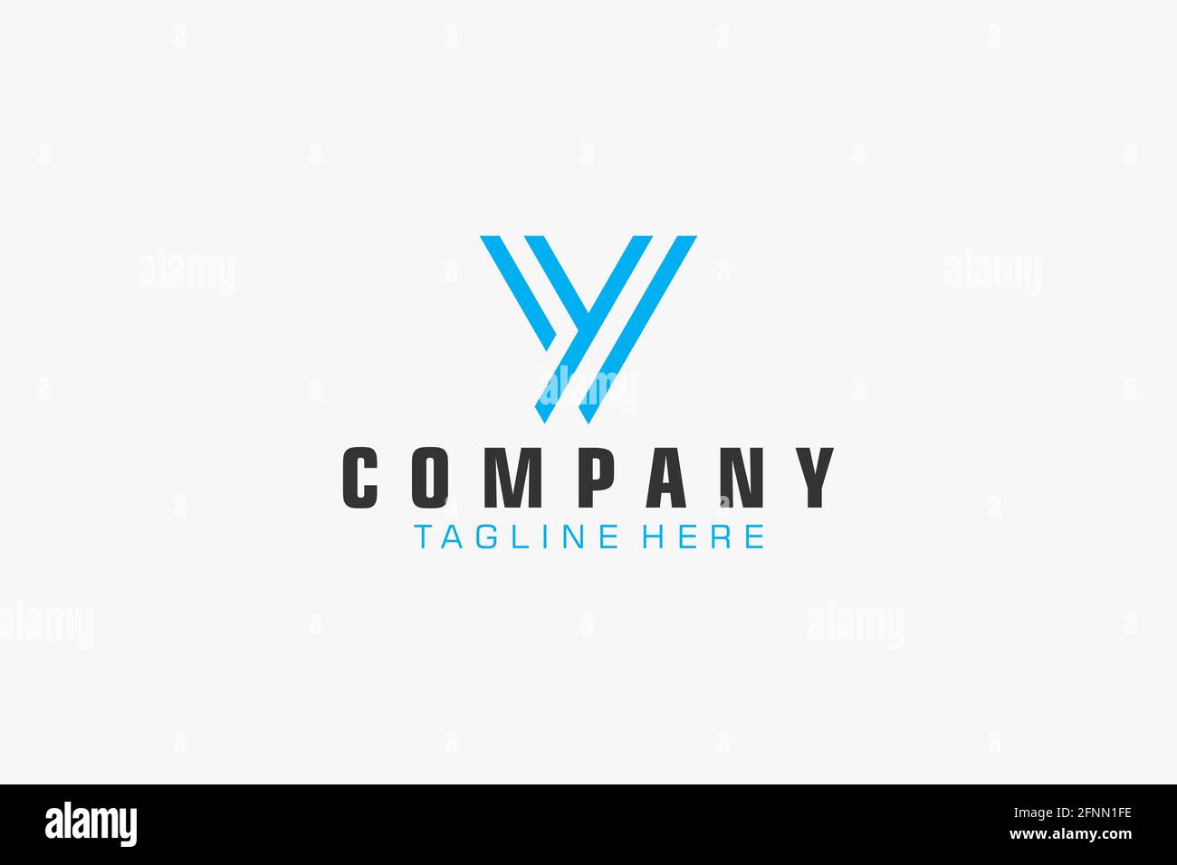 Abstract Initial Letter Y Logo. Usable for Business, Technology and ...