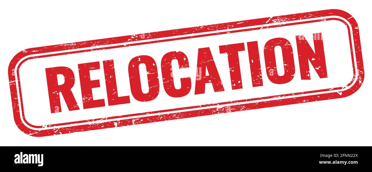 Relocation stamp hi-res stock photography and images - Alamy