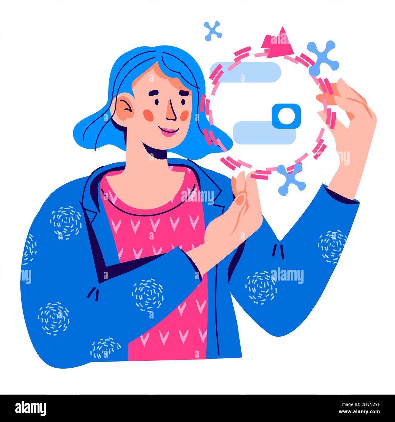 Financial management and analysis concept. Statistics and business ...