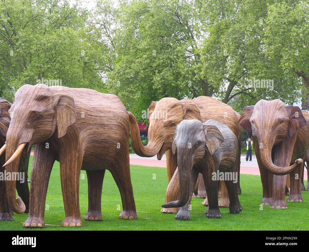 London, UK. 18th May, 2021. CoExistence Elephant exhibition comes to ...