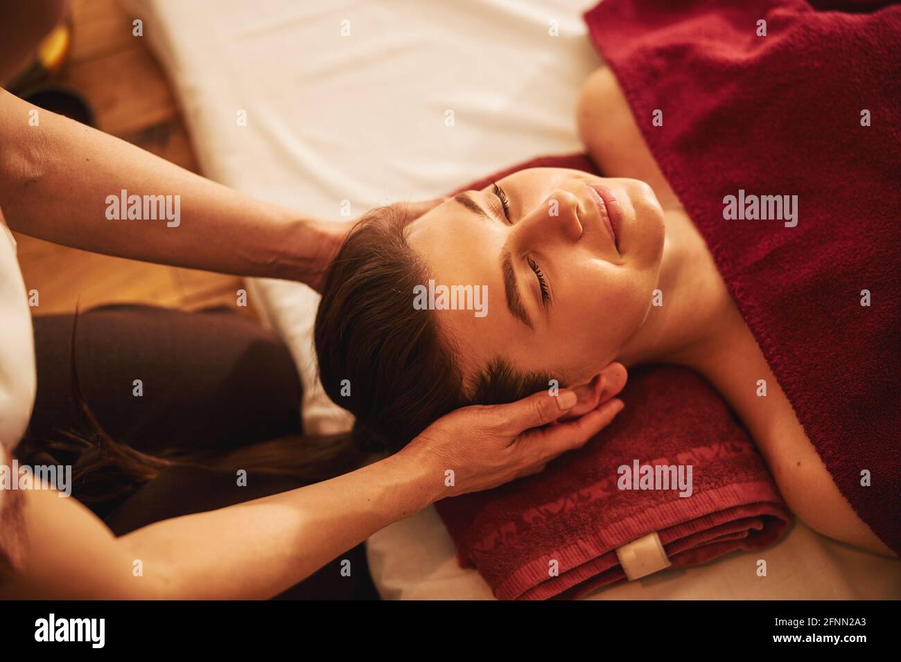 Rubbing palms hi-res stock photography and images - Alamy