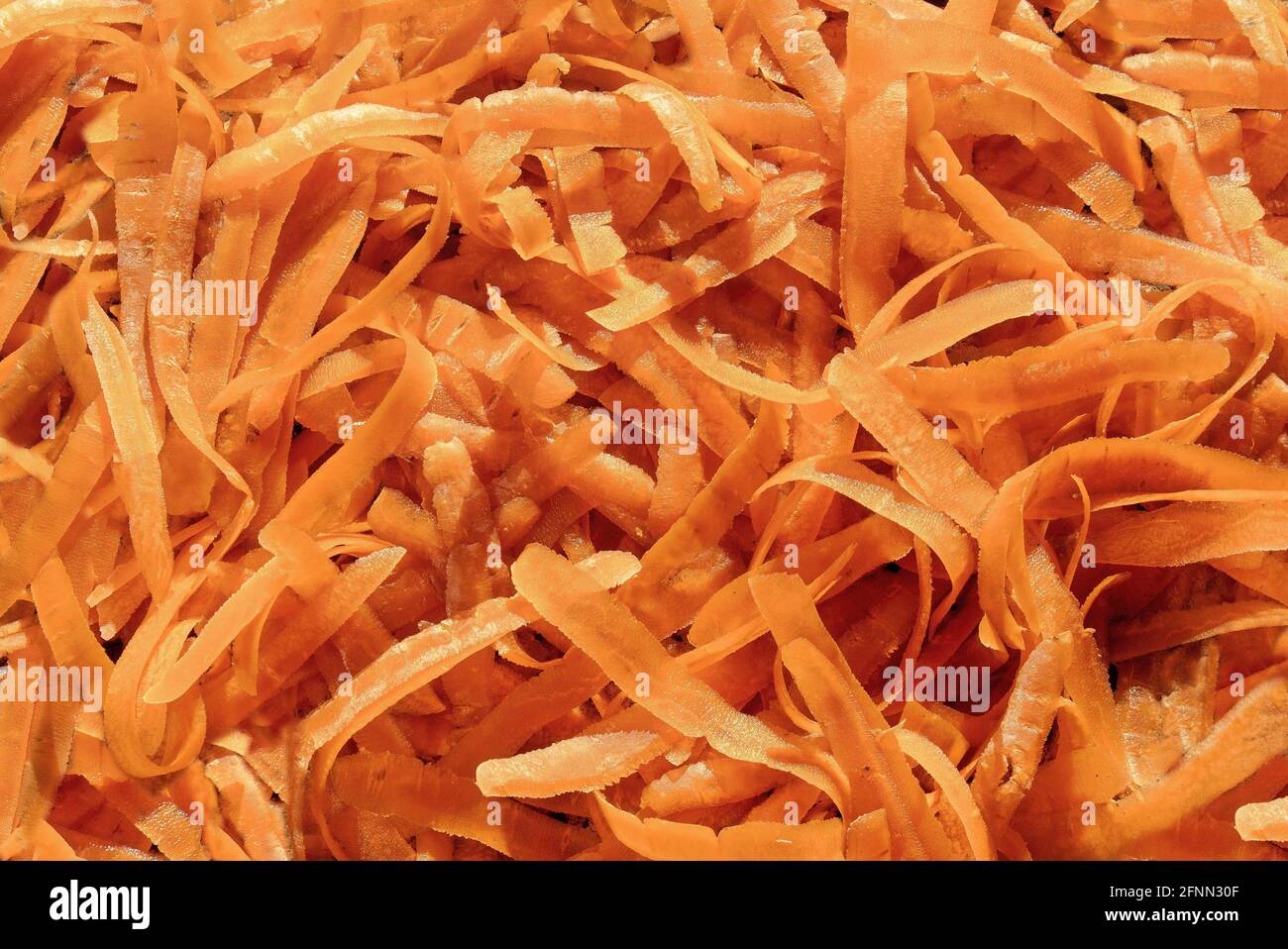 Fresh Carrot Peel Stock Photo - Alamy