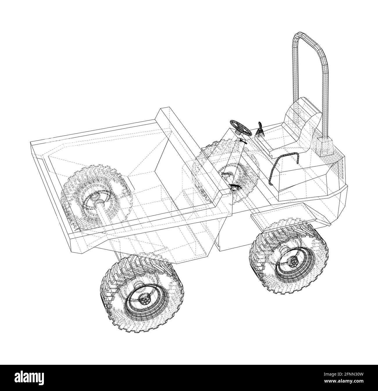 Dumper Truck. Vector Stock Vector Image & Art - Alamy