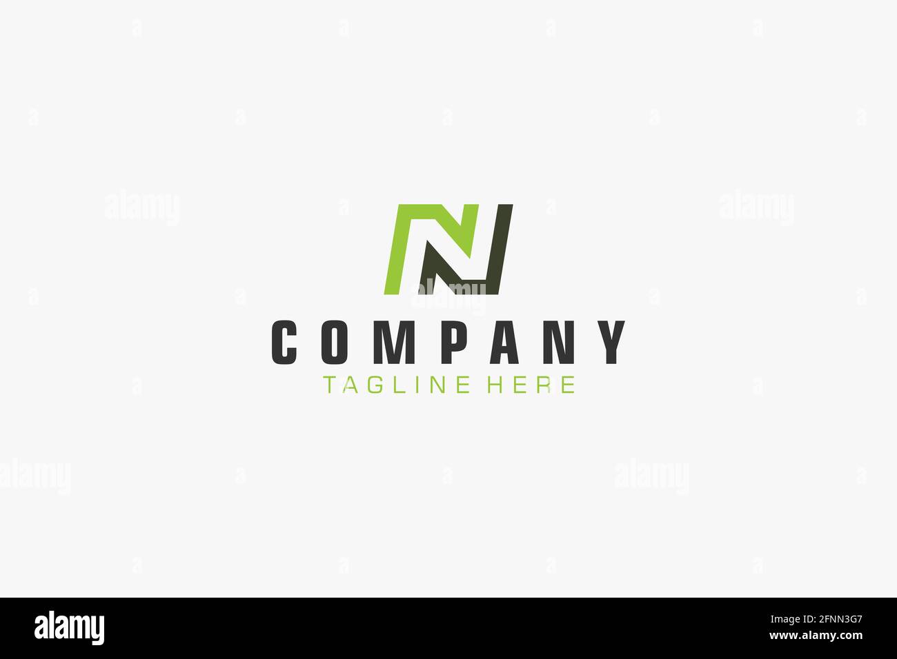 Abstract Initial Letter N Logo. Usable for Business, Technology and ...
