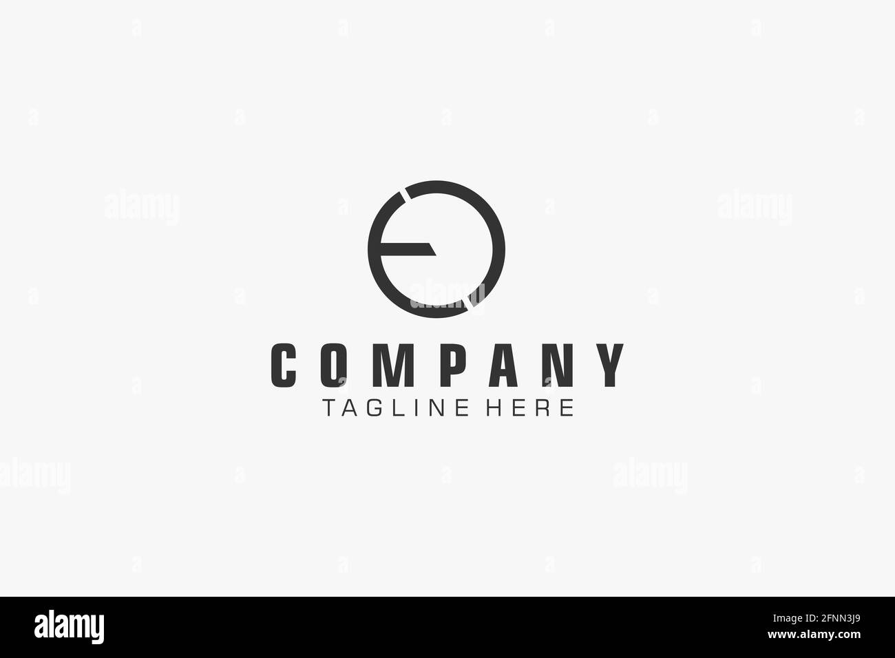 Abstract Initial Letter ED Logo. Usable for Business, Technology and ...