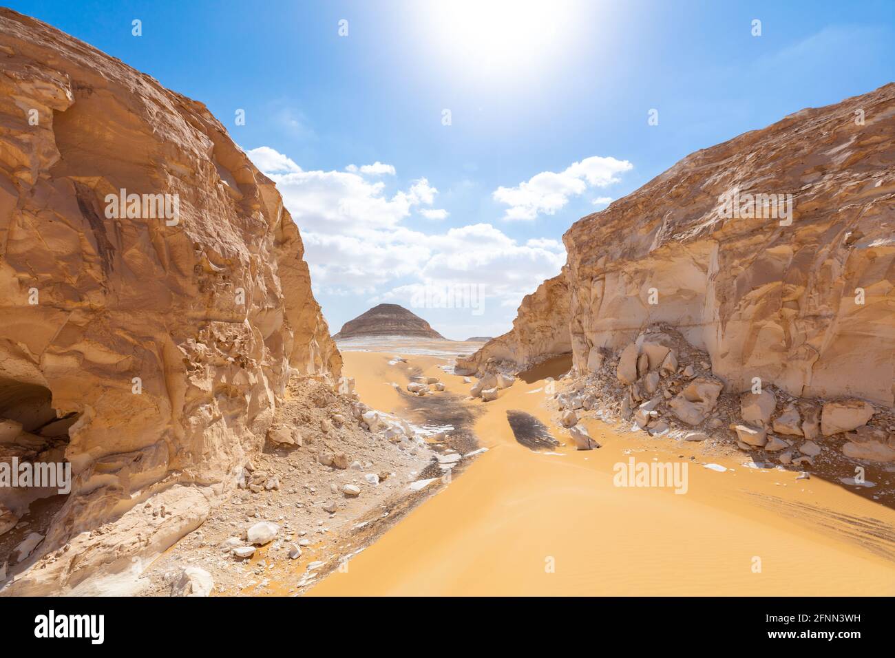 Beauty of ancient ruins in the Red Desert Stock Photo - Alamy