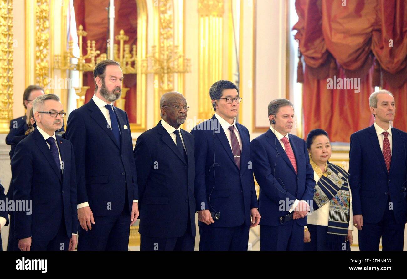 May 18, 2021. - Russia, Moscow. - Ambassadors Krzysztof Krajewski of ...