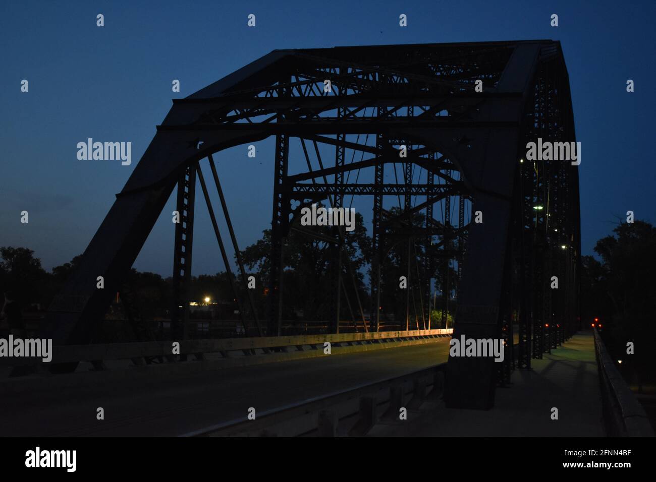 Washington Avenue Bridge in Waco Texas Stock Photo - Alamy