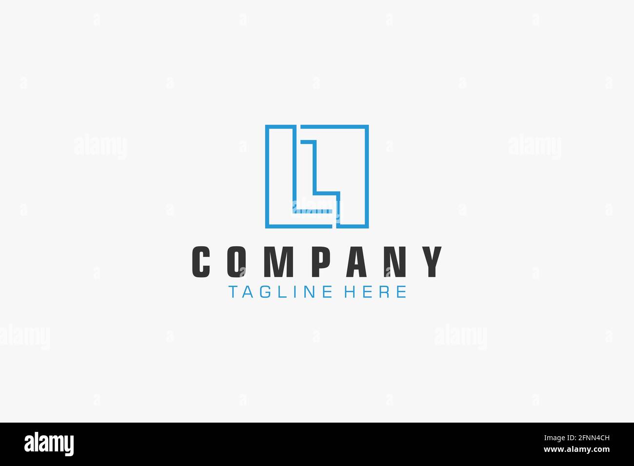Abstract Initial Letter L Logo. Usable for Business, Technology and ...