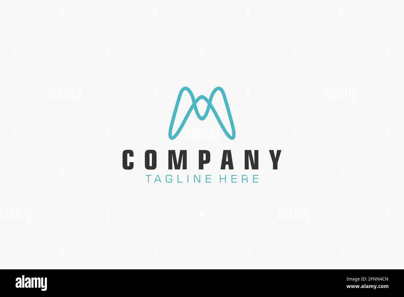 Abstract Initial Letter M Logo. Usable for Business, Technology and ...