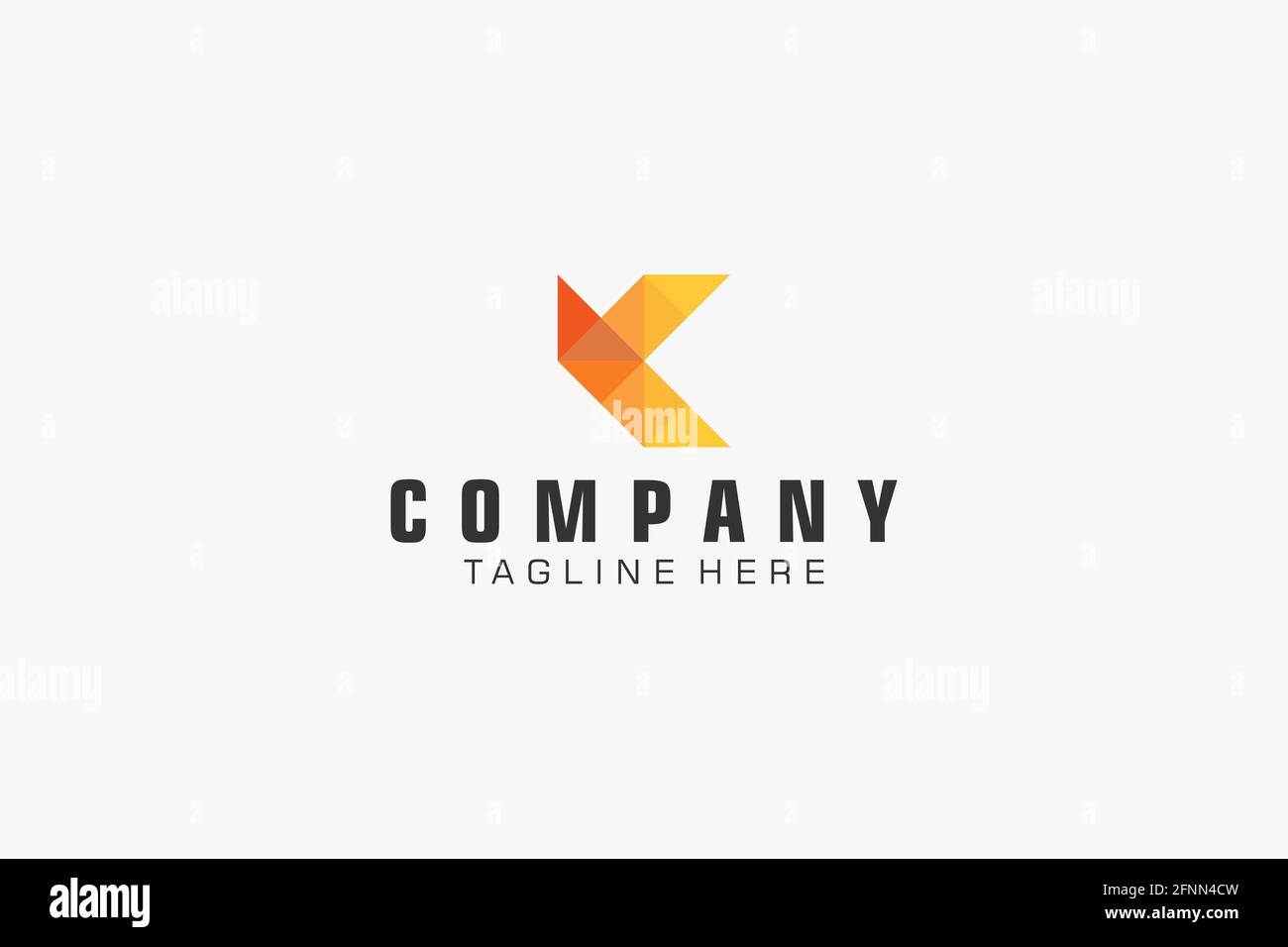 Abstract Initial Letter K Logo. Usable for Business, Technology and ...