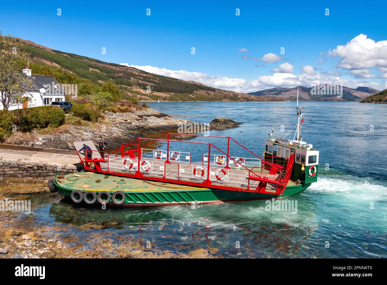GLENELG TO SKYE FERRY OVER KYLE RHEA STRAITS THE GLENACHULISH THE BOAT ...