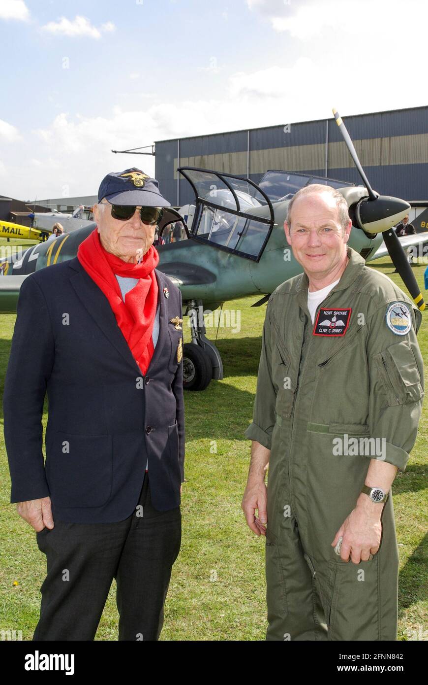 Hans Ekkehard Bob, a German Second World War fighter pilot, serving ...