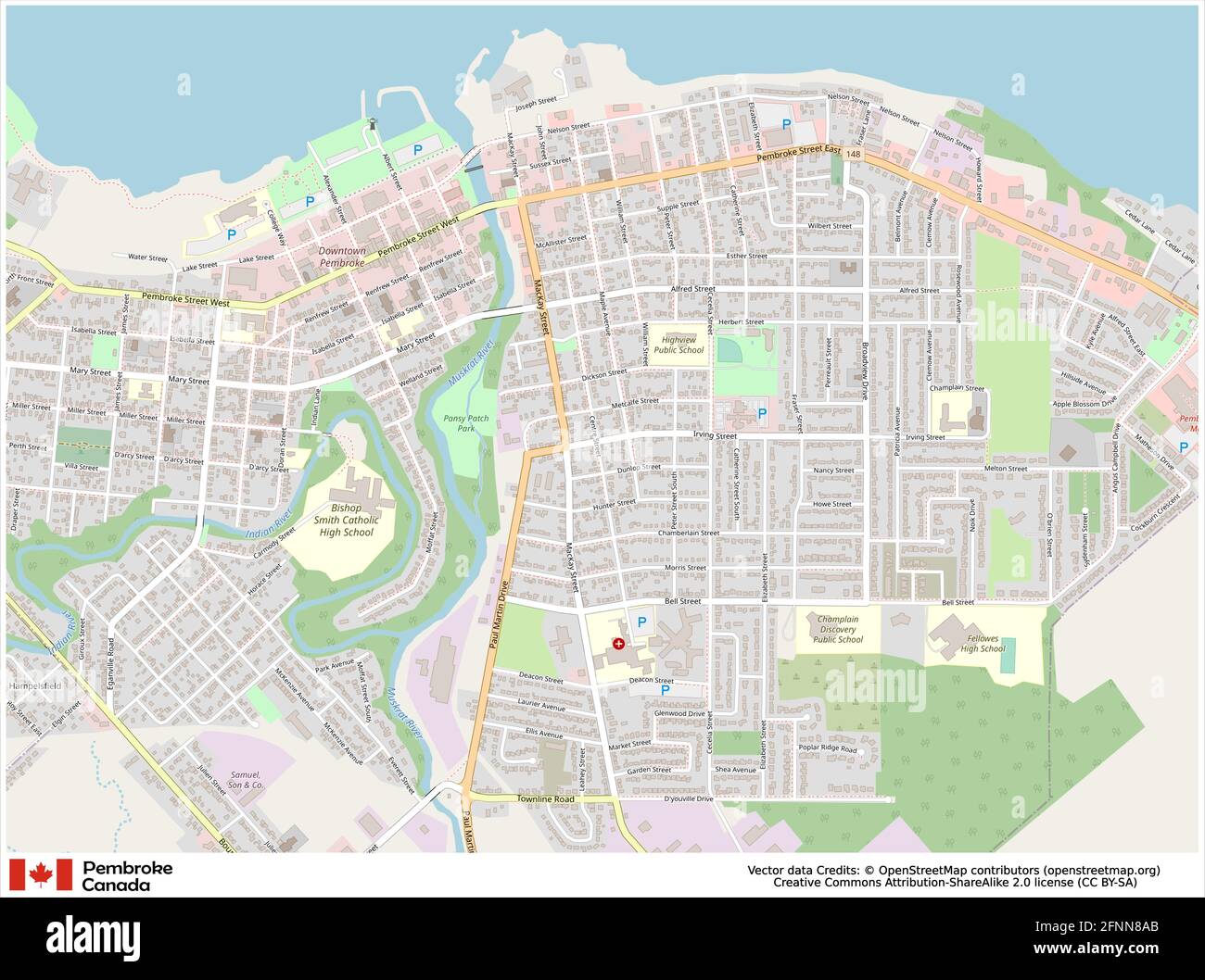 Pembroke Map High Resolution Stock Photography and Images - Alamy