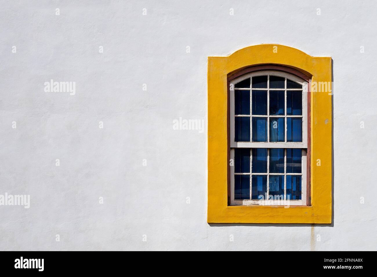 Ancient colonial window in historical city of Ouro Preto, Brazil Stock ...