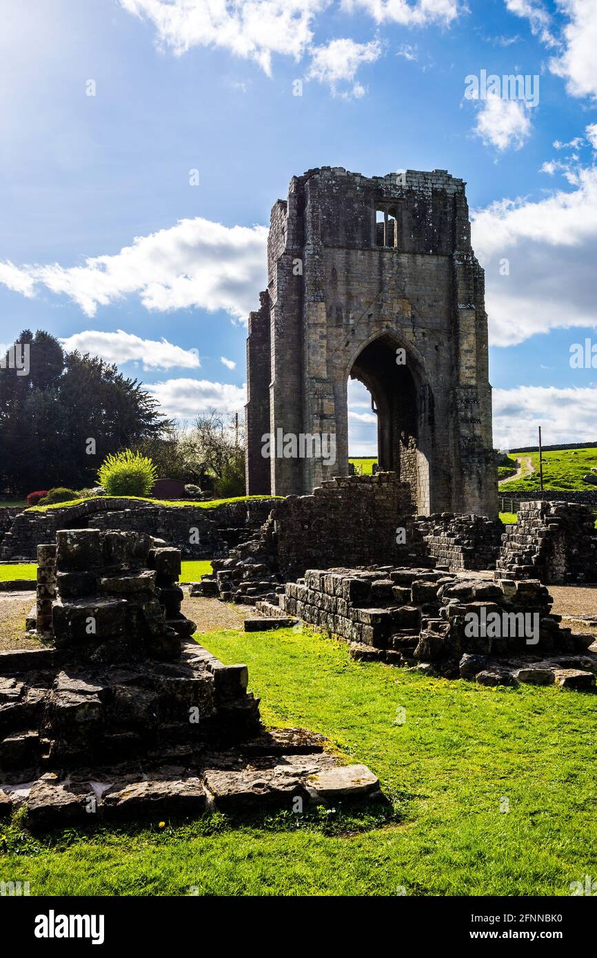 Founded in the 12th century in a valley of the River Lowther. The tower ...