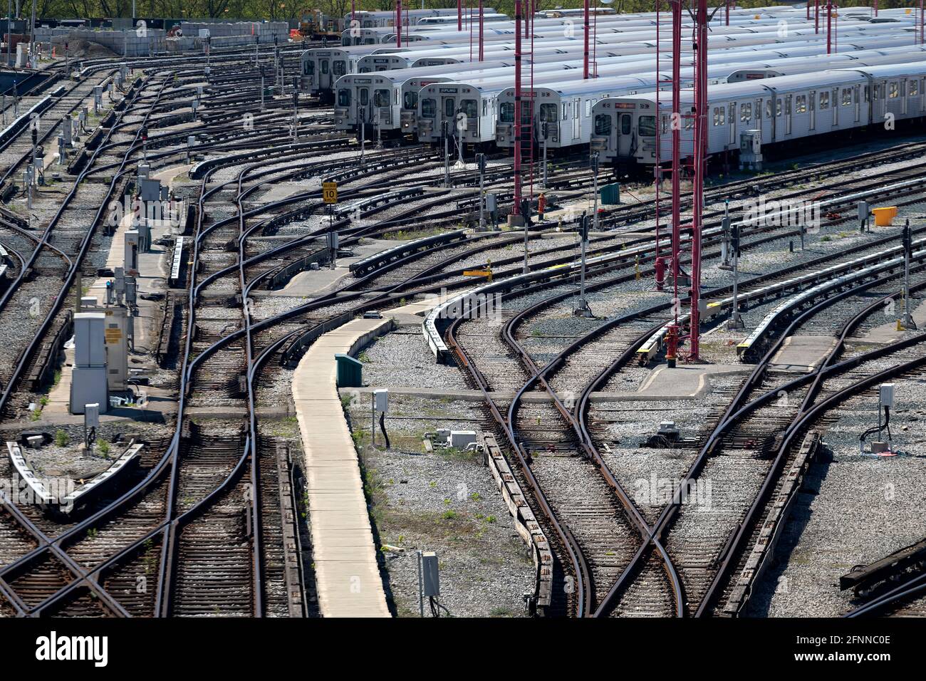 The Greenwood Toronto Transit Subway Yards. Toronto, Ontario, Canada ...