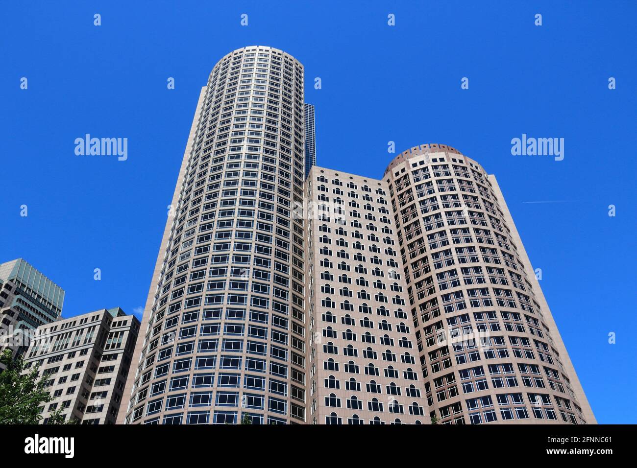 BOSTON, USA - JUNE 9, 2013: Skyscraper skyline in downtown Boston. One ...