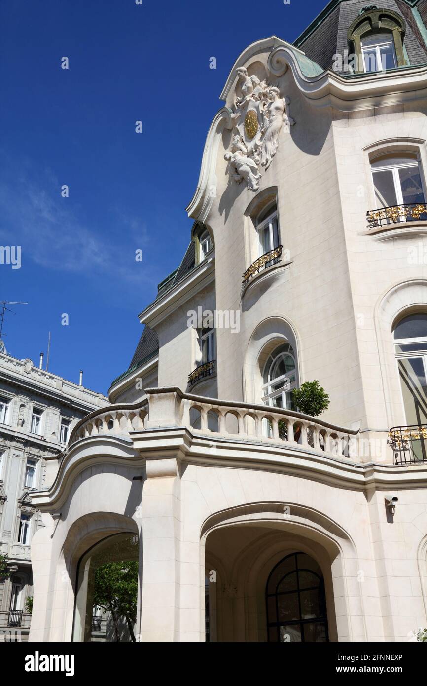 Vienna, Austria - French Embassy building. The Old Town is a UNESCO ...