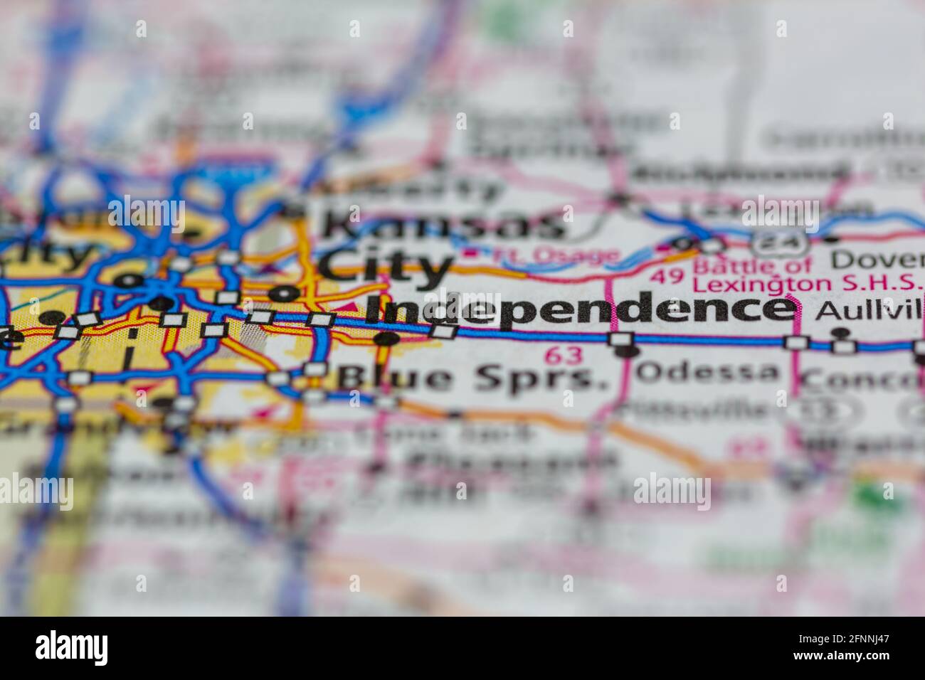 Independence Mo City Map