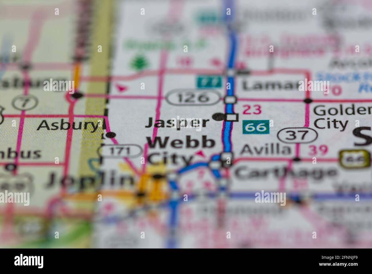 Map of jasper hi-res stock photography and images - Alamy