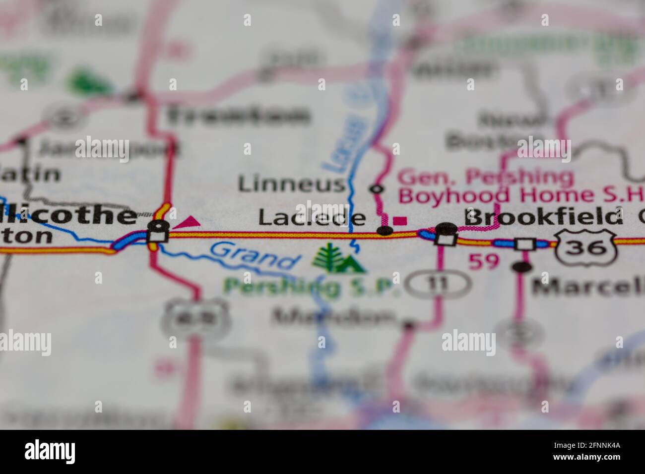 Map of laclede hi-res stock photography and images - Alamy