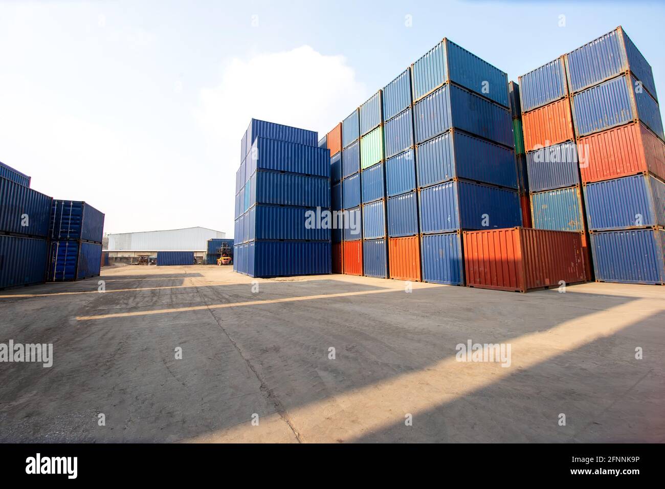 Container Cargo Port Ship Yard Storage Handling of Logistic ...