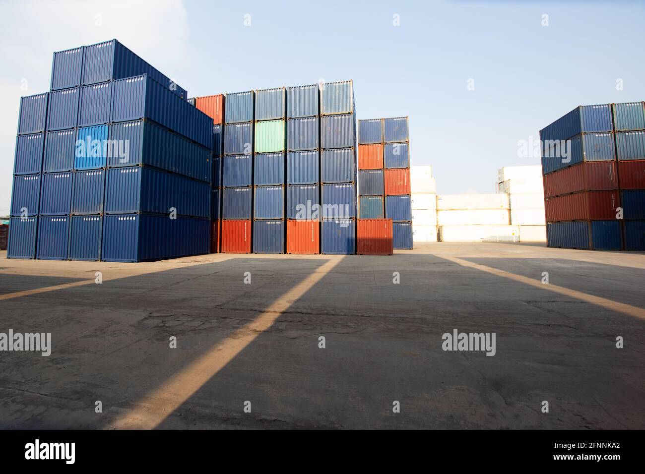 Container Cargo Port Ship Yard Storage Handling of Logistic ...