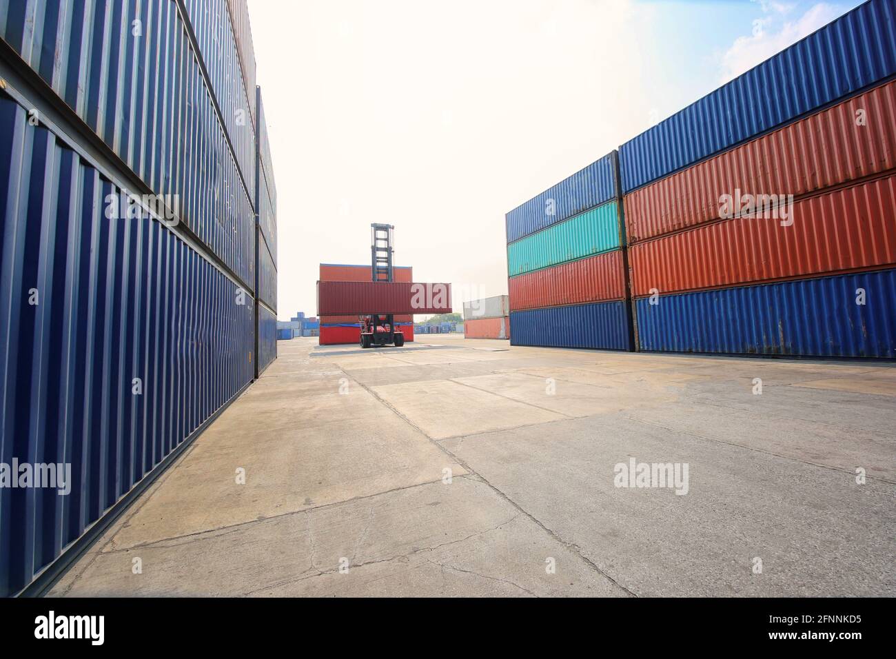 Container Cargo Port Ship Yard Storage Handling of Logistic ...