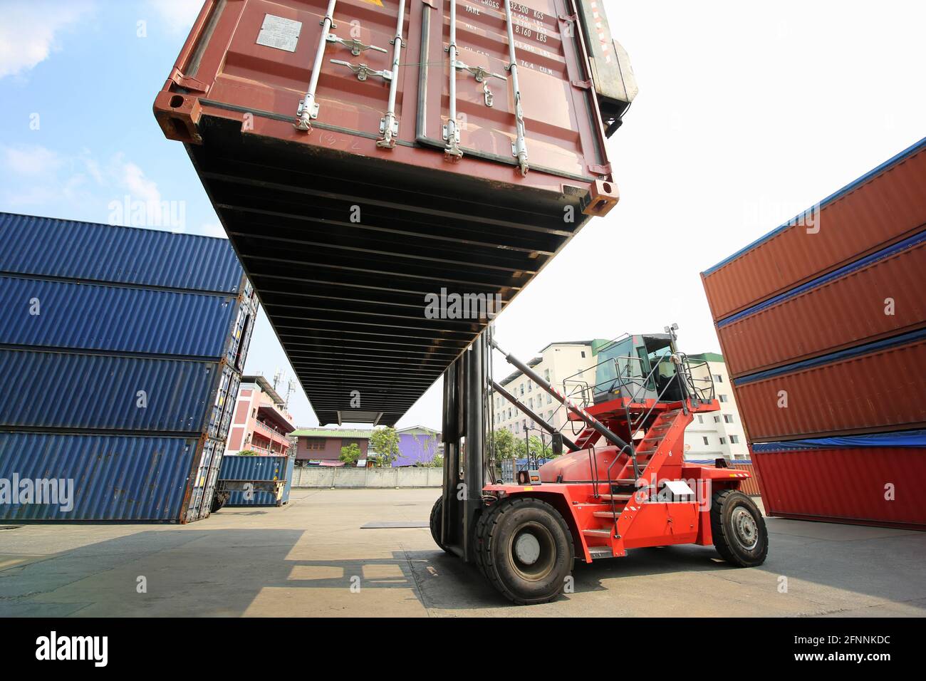 Container Cargo Port Ship Yard Storage Handling of Logistic ...