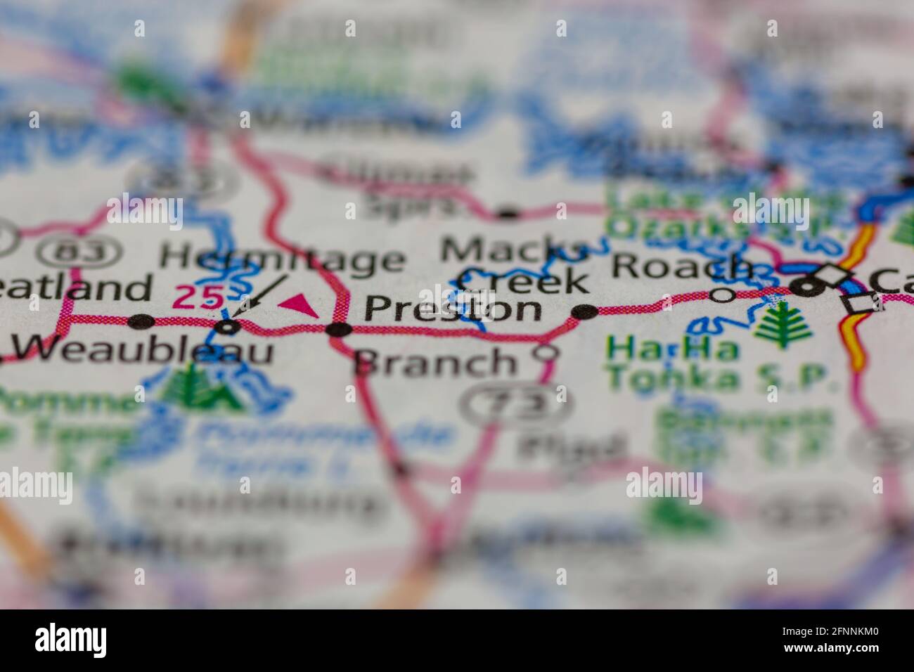 Preston map hi-res stock photography and images - Alamy