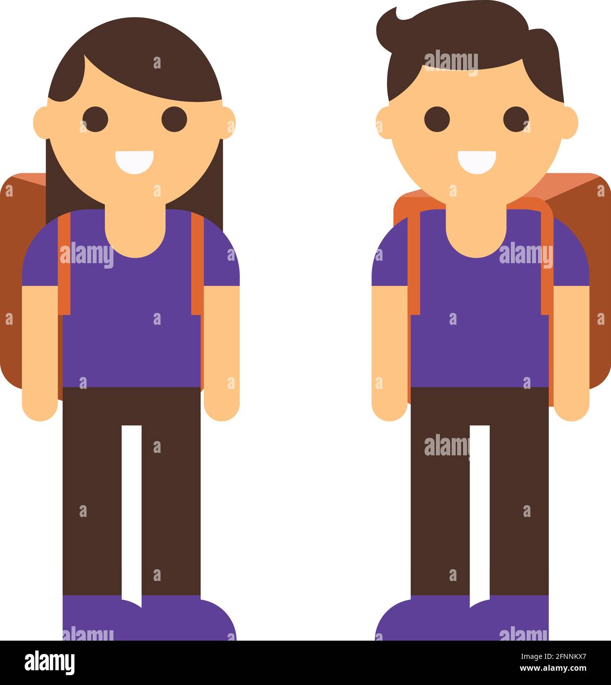 Backpack food Stock Vector Images - Alamy