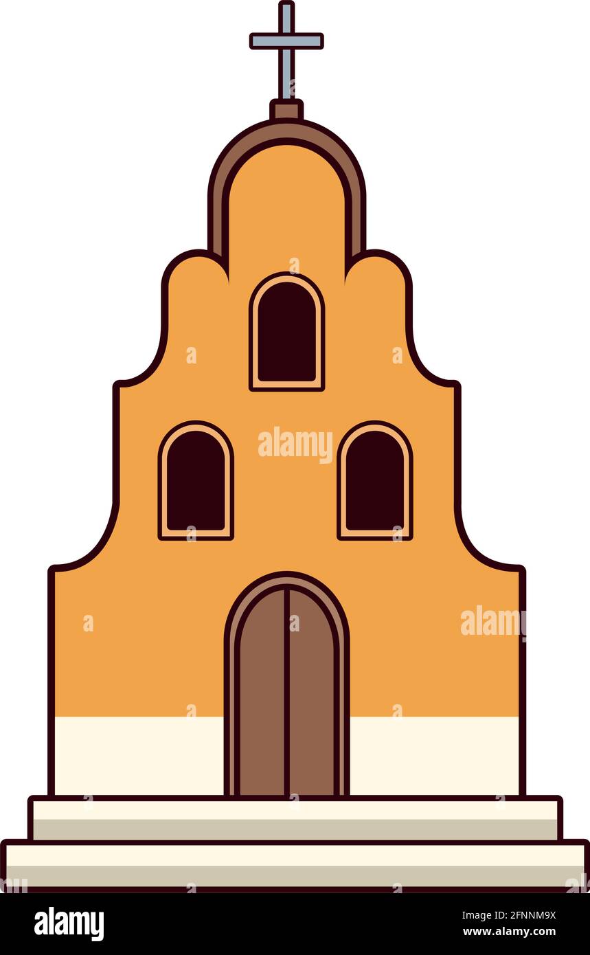 Colonial facade Cut Out Stock Images & Pictures - Alamy