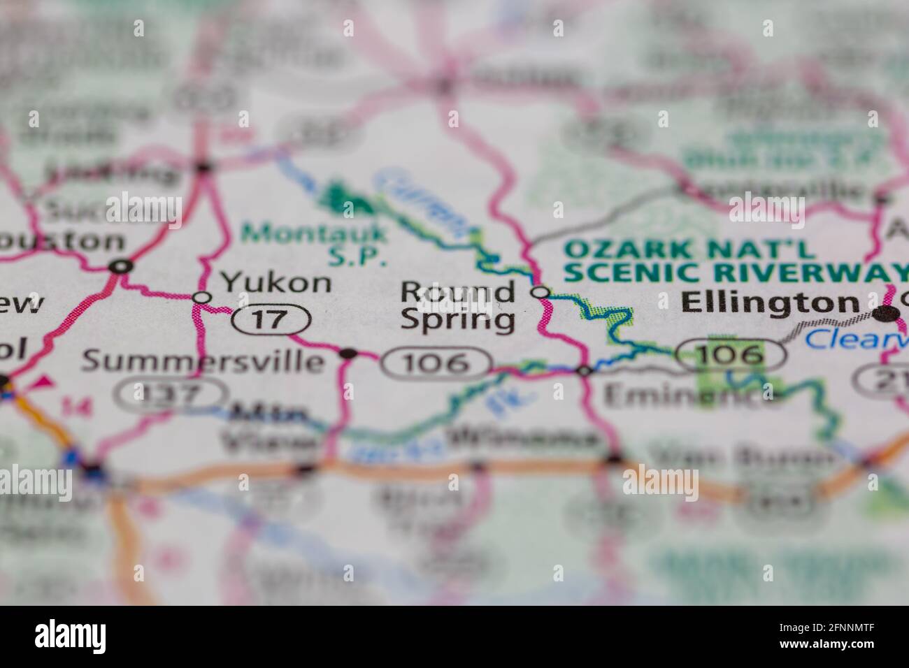 Map of round springs hi-res stock photography and images - Alamy