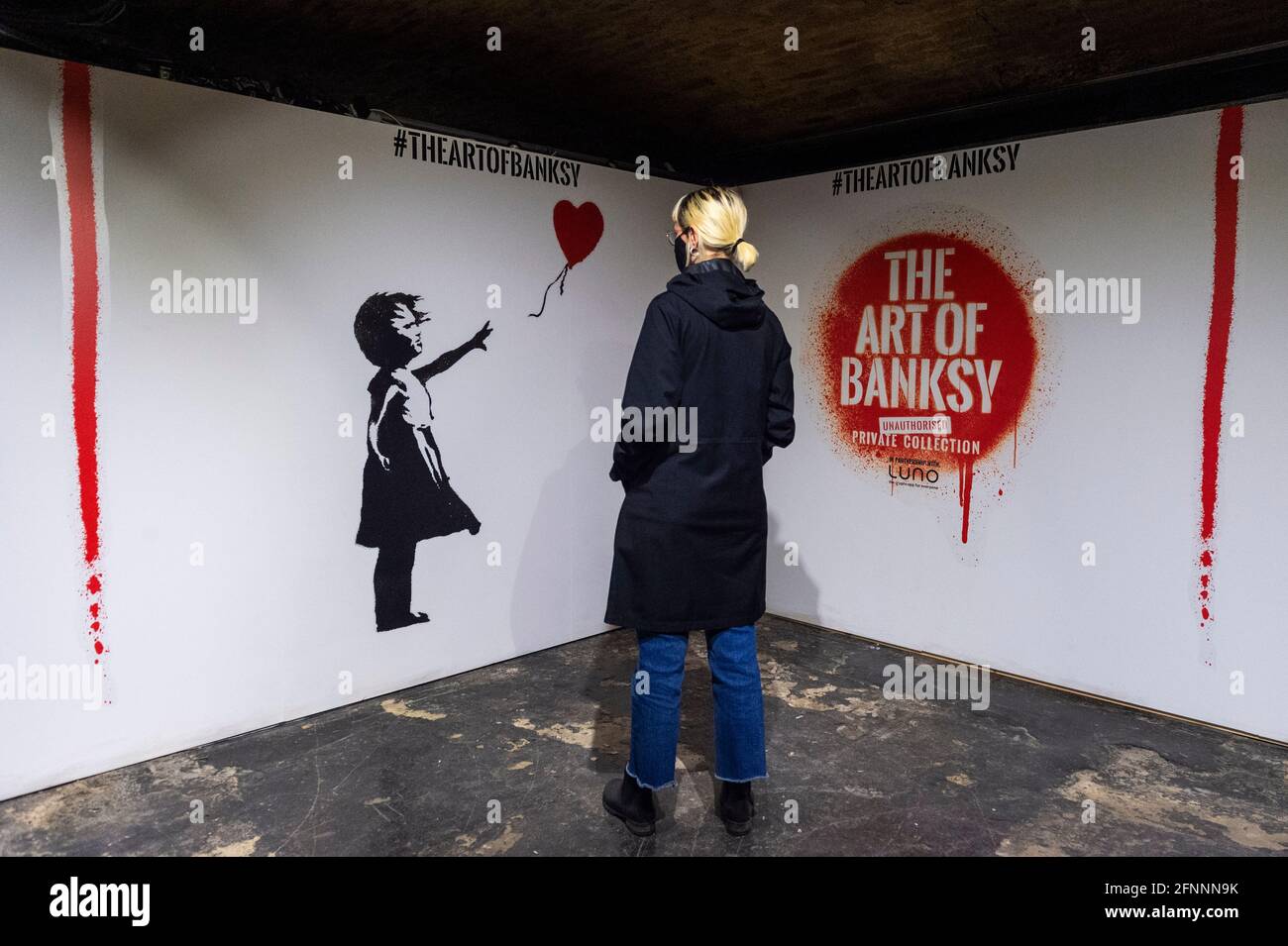 Banksy graffiti area hi-res stock photography and images - Alamy