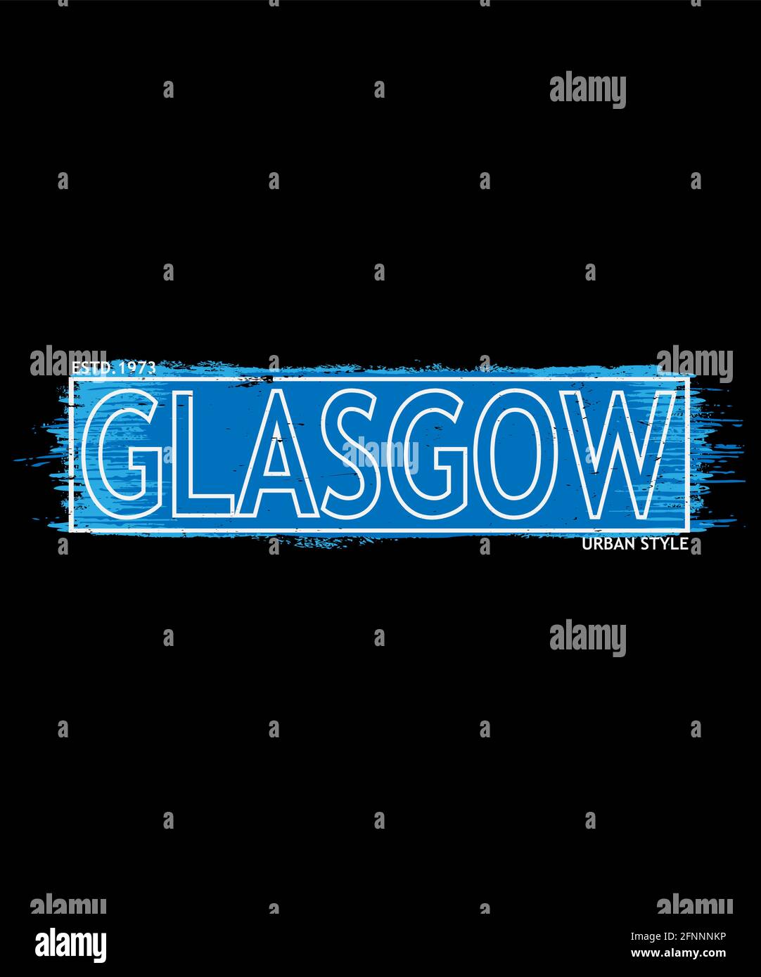 Glasgow. City of .Editable logo vector design Stock Vector Image & Art ...