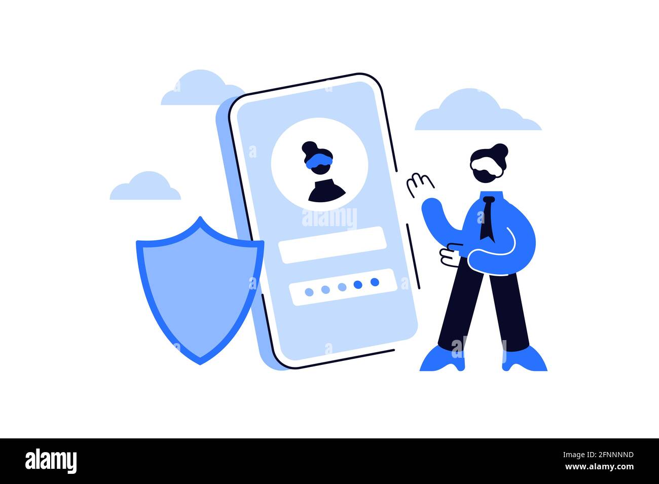 User registration page Stock Vector Images - Alamy