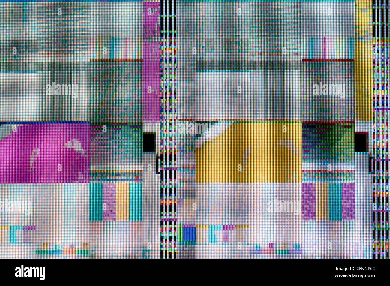 Abstract background, pattern of a digital glitch Stock Photo - Alamy