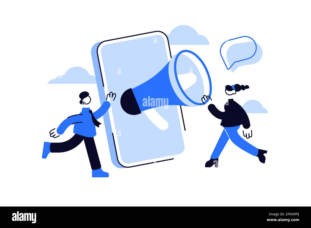 Referral loyalty program partnership Stock Vector Images - Alamy