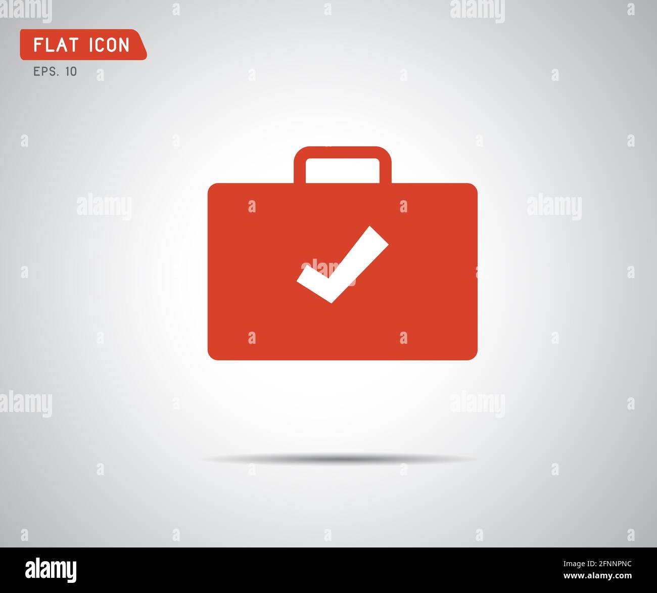 Check Mark flat icon sign, logo vector illustration Stock Photo - Alamy