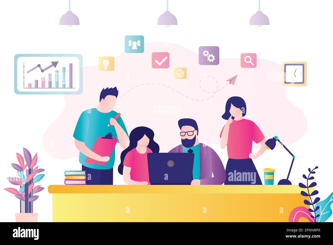 New office development on Stock Vector Images - Alamy