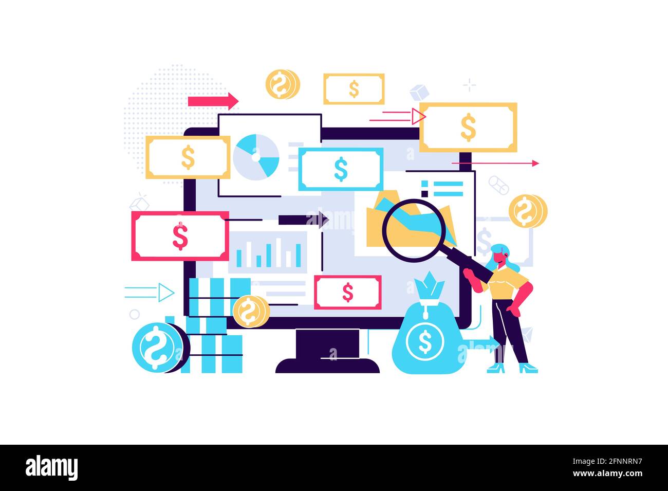 Personal finance income expenses Stock Vector Images - Alamy
