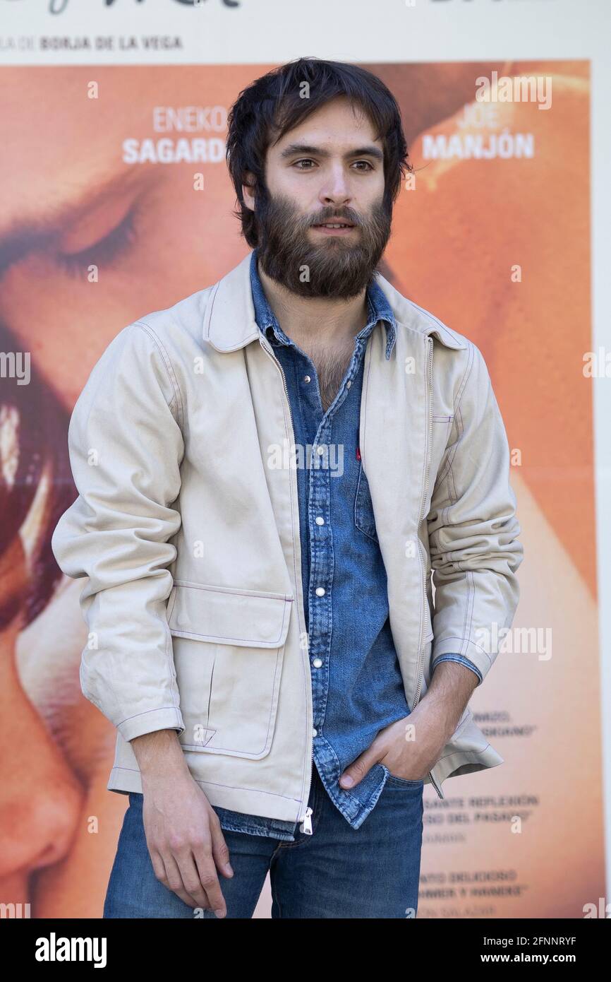 Actor, Ricardo Gomez attends the 'Mia y Moi' photocall at Embajadores ...