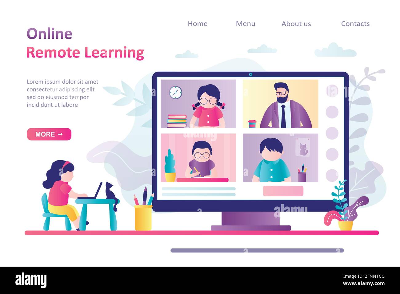 Schoolchildren vector vectors hi-res stock photography and images - Alamy