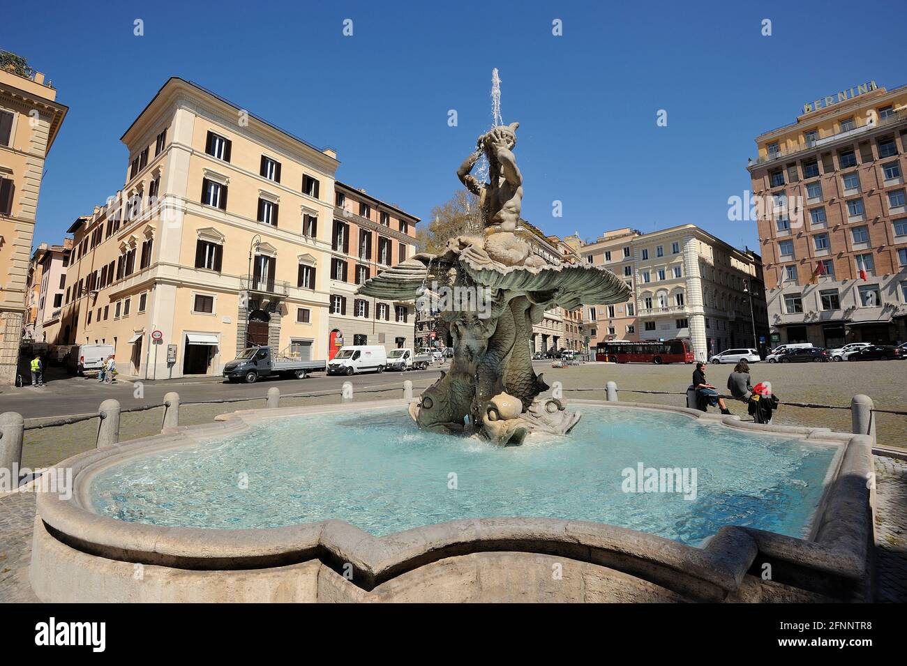 Piazza barberini in rome hi-res stock photography and images - Alamy