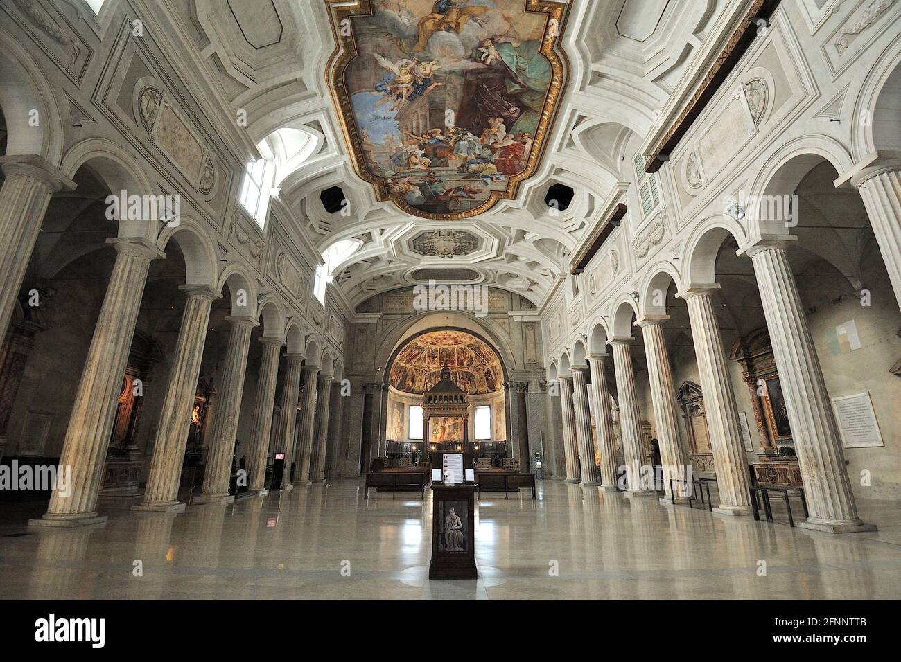 Italy, Rome, basilica of San Pietro in Vincoli (St. Peter in Chains ...